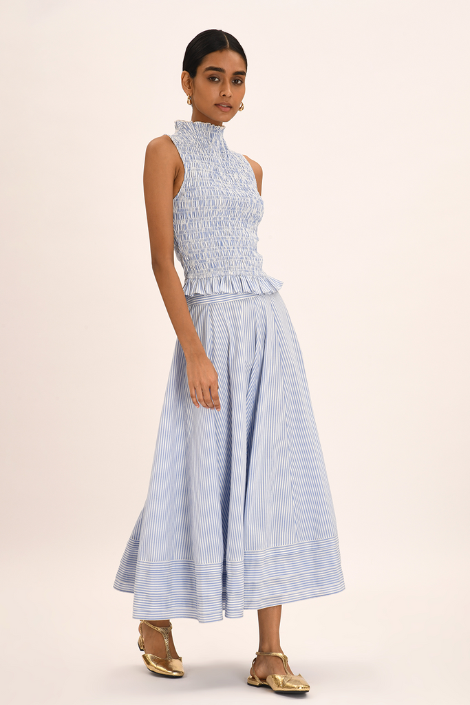 Manon Skirt - Seine Stripe