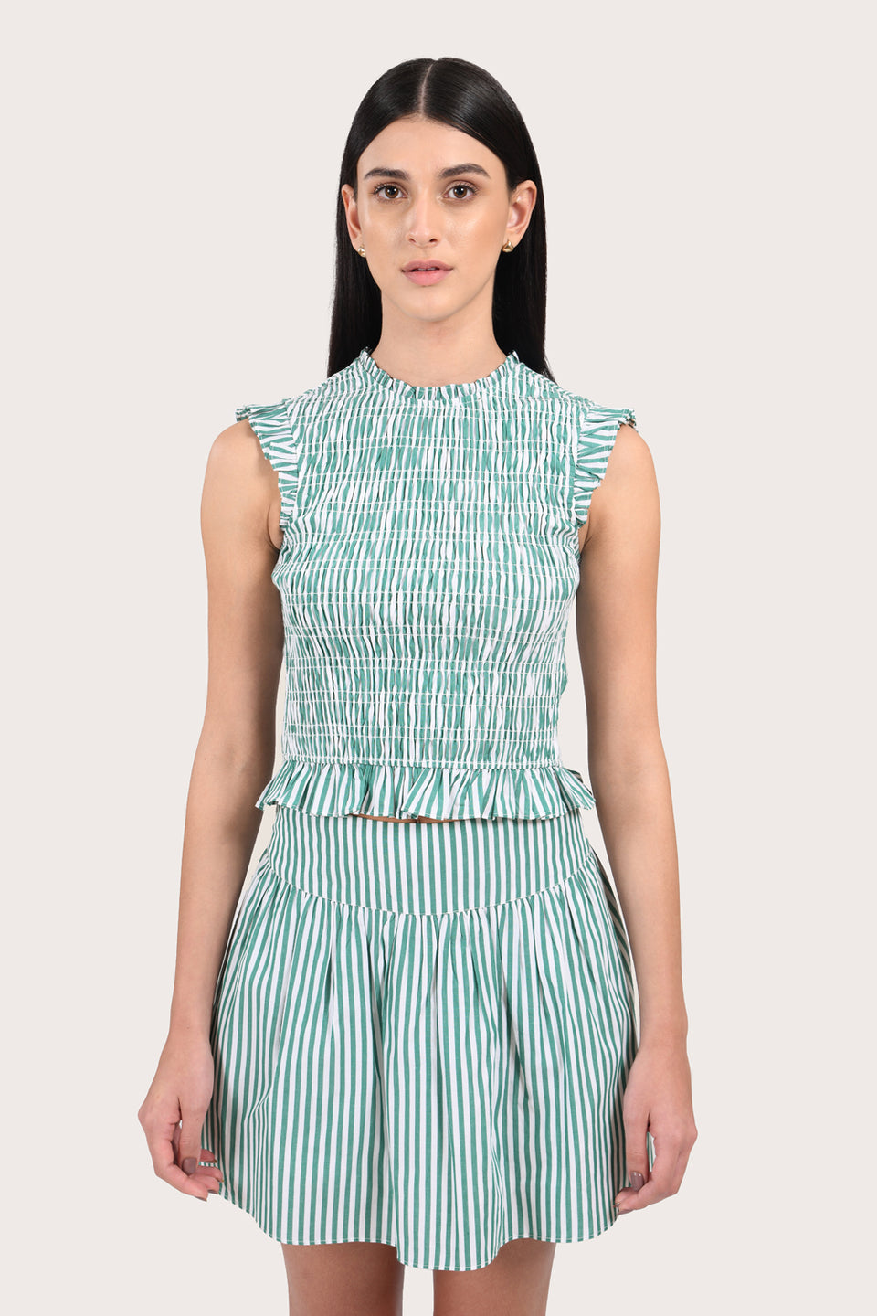 Coco Top - Palm Stripe | steele. label