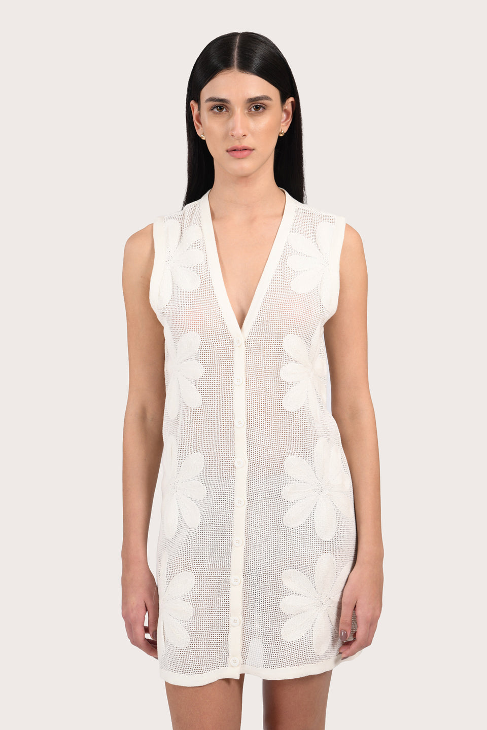 Sadie Dress - Ecru | steele. label