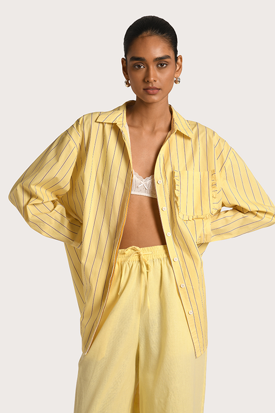Alba Shirt - Yellow – steele. label
