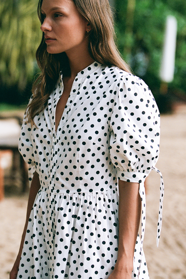 Elsa Mini Dress - Polka – steele. label