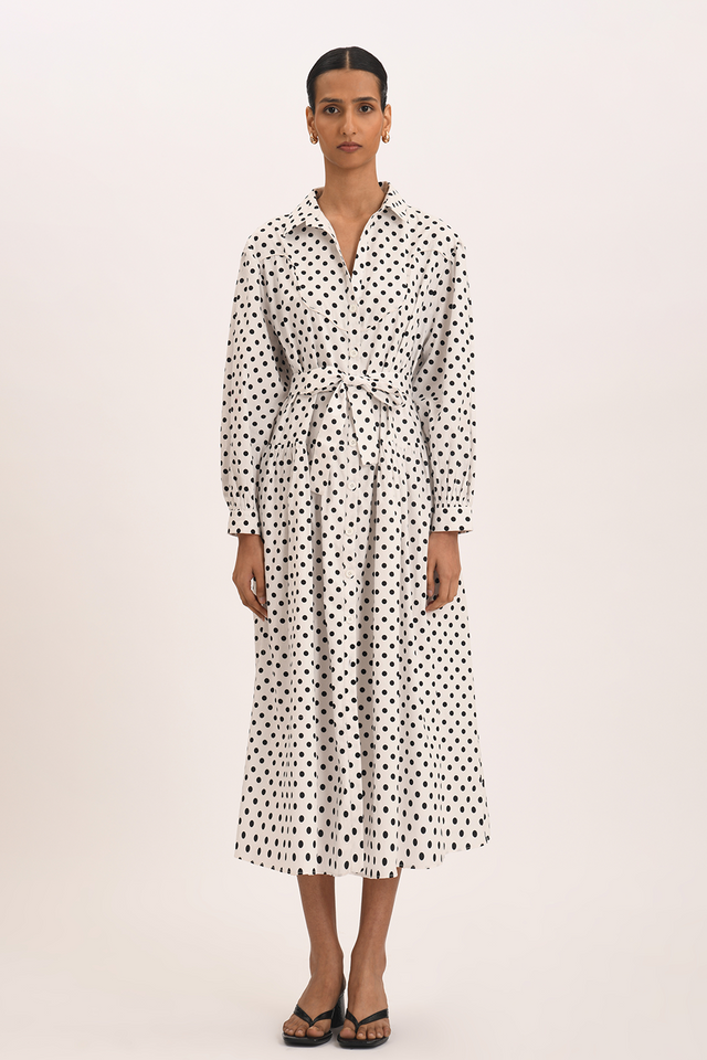 Roma Dress - Polka – steele. label